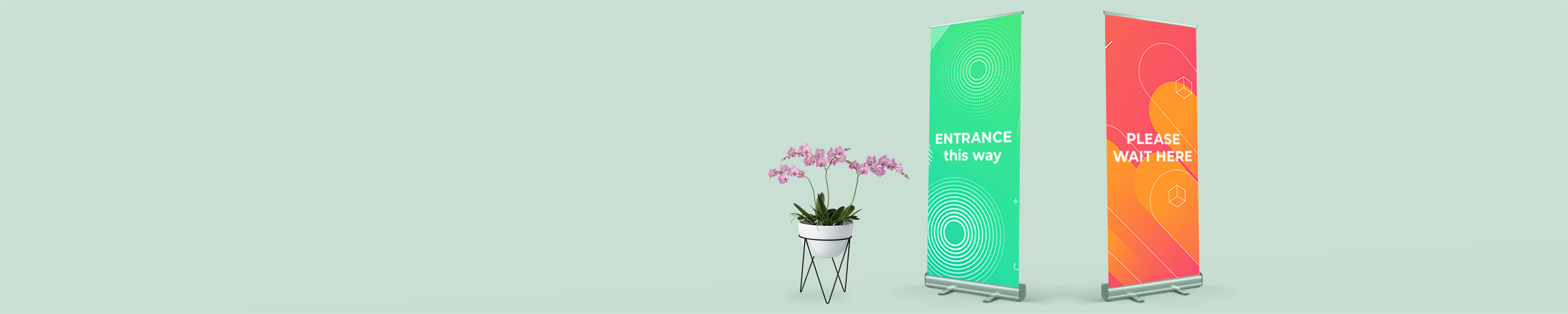 Roller Banner Printing | Custom, Lightweight | Printed.com