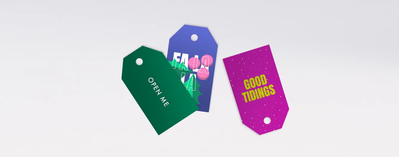 Folded Gift Tags | Custom Folded Gift & Product Tags