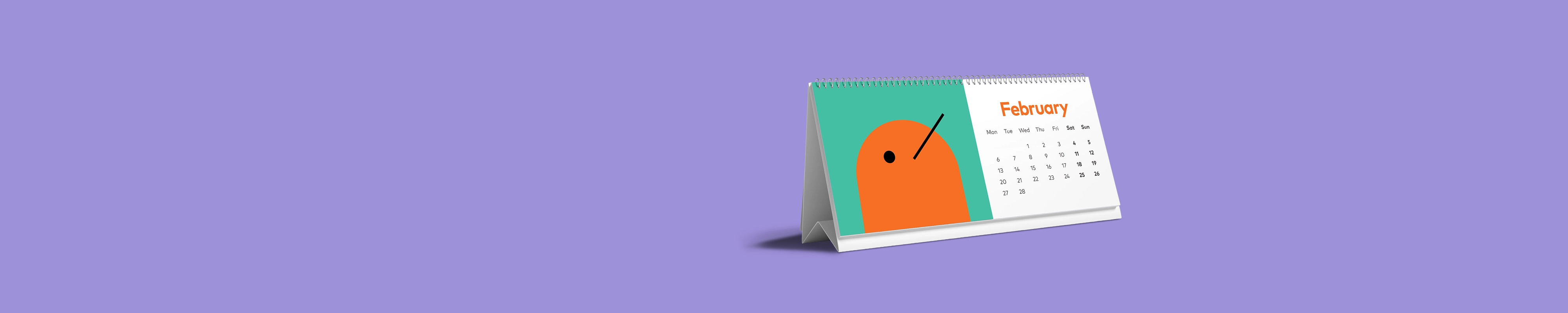 Desktop Calendars | Personalised Calendars | Printed.com