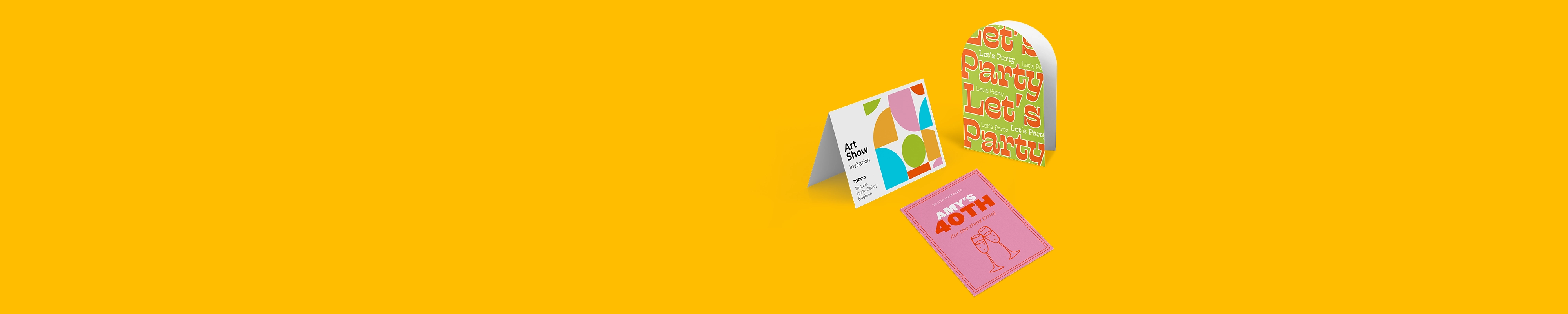 Print Invitations Online | Personalised Invitations | Printed.com