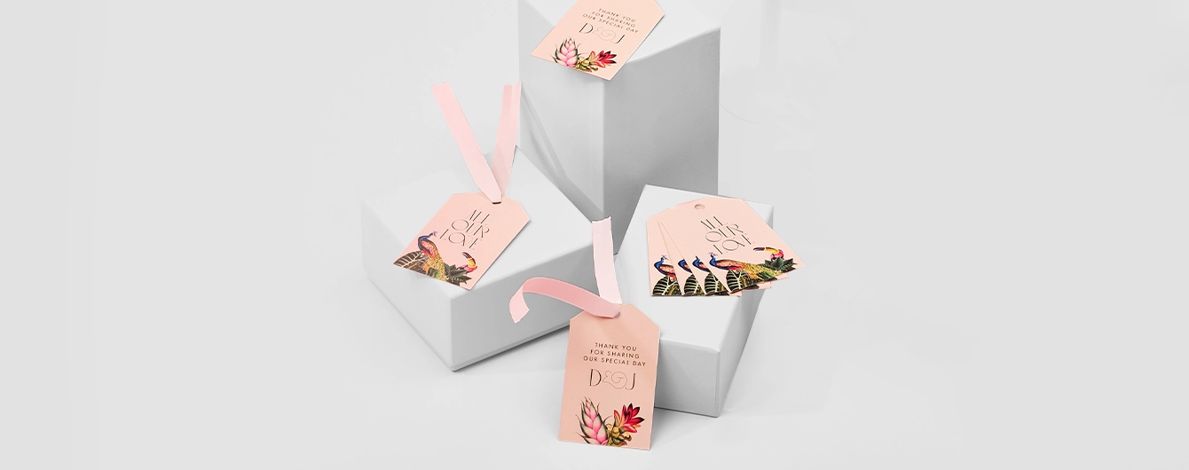Wedding Favour Tags | Wedding Gift Tags | Printed.com