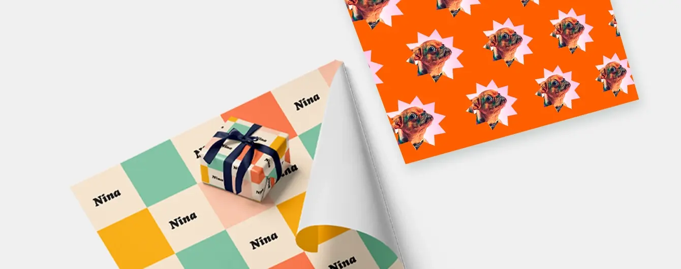 Personalised Wrapping Paper | Add Photos & Custom Designs