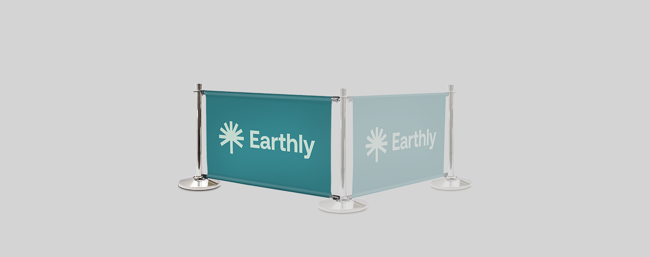 Cafe Barriers | Branded & Outdoor Cafe Signs | Printed.com