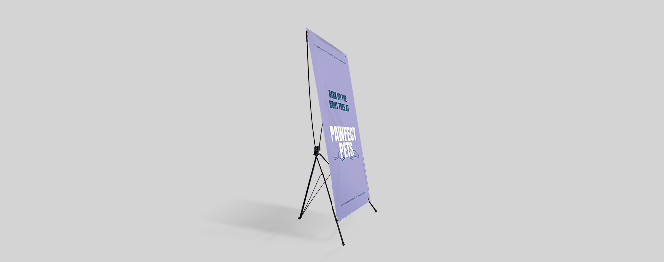X Frame Banners for Branding & Events | Printed.com