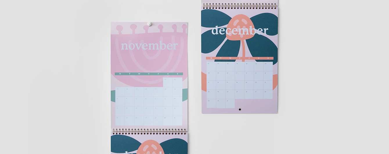 Double Page Wall Calendars | Calendar Printing | Printed.com
