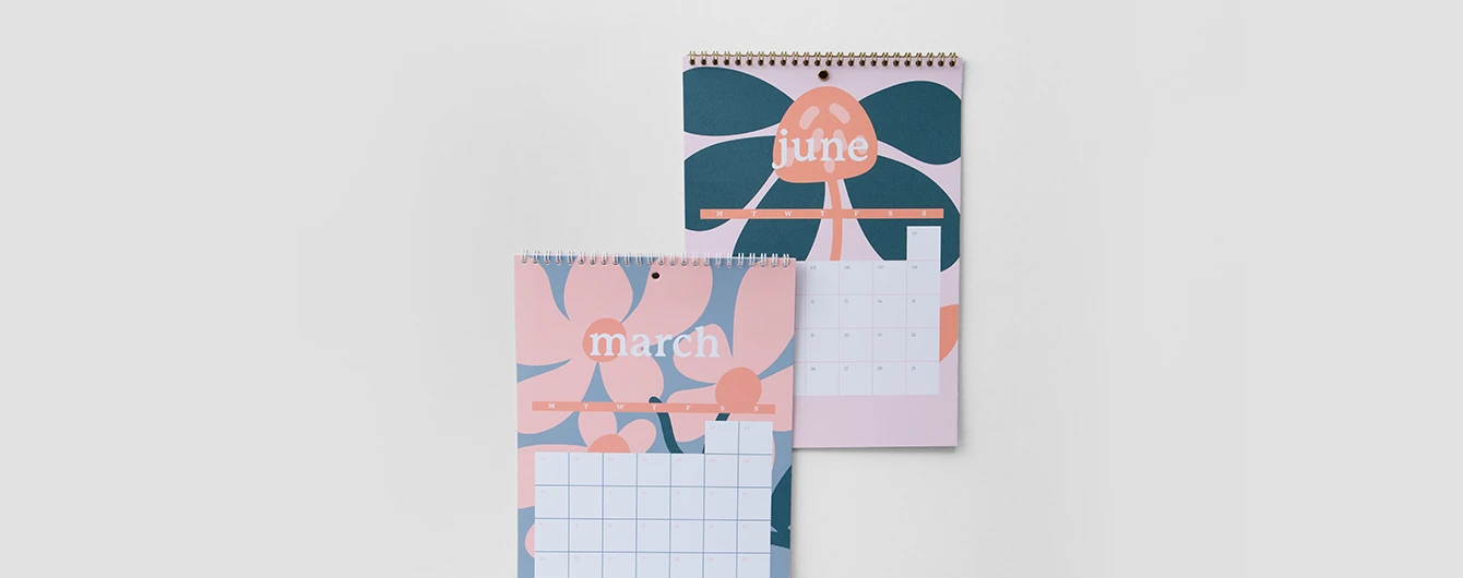 Double Page Wall Calendars | Calendar Printing | Printed.com