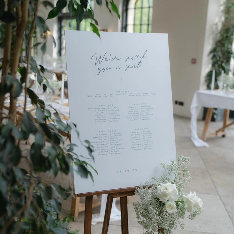 Wedding Table Plans | Custom Seating Plan Boards & Posters