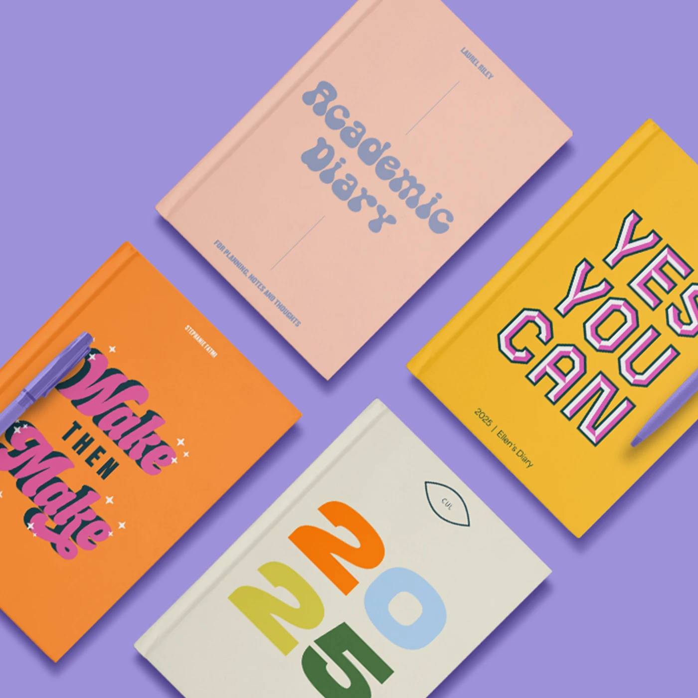 Personalised Diaries | 2026 Custom A5 Hardback Diaries