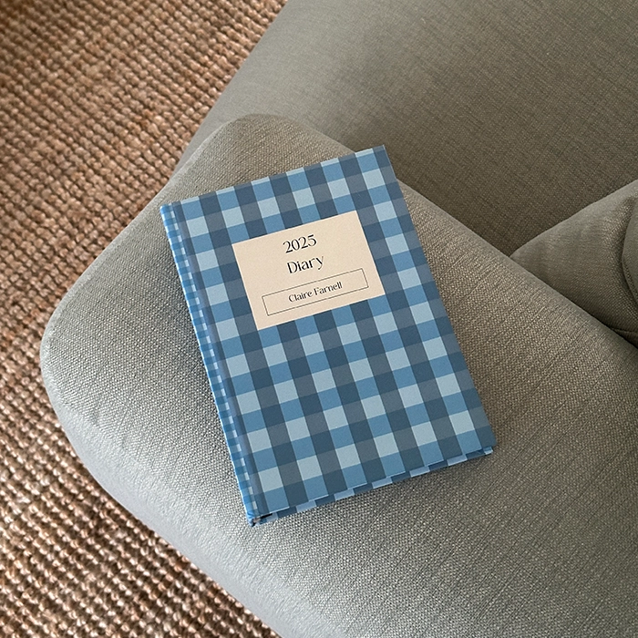 Personalised Diaries | 2026 Custom A5 Hardback Diaries