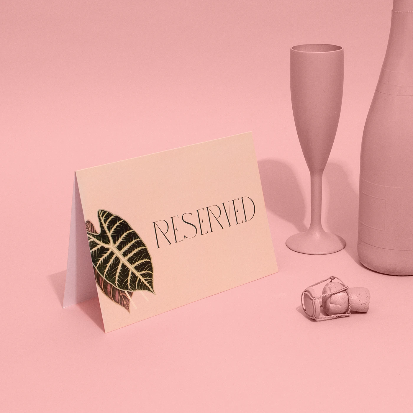 Folded Wedding Reserved Signs | Seating Signs | Printed.com