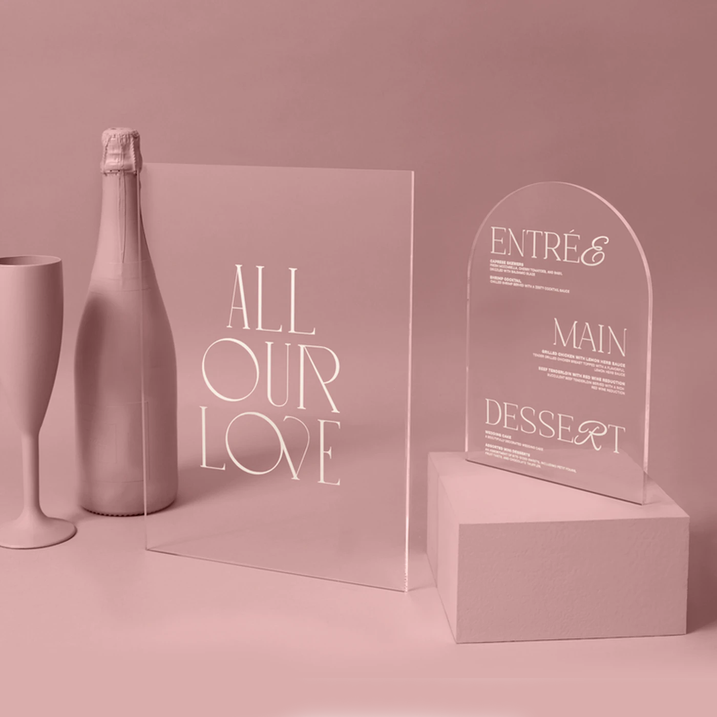 Acrylic Wedding Signs | Acrylic Wedding Signage | Printed.com