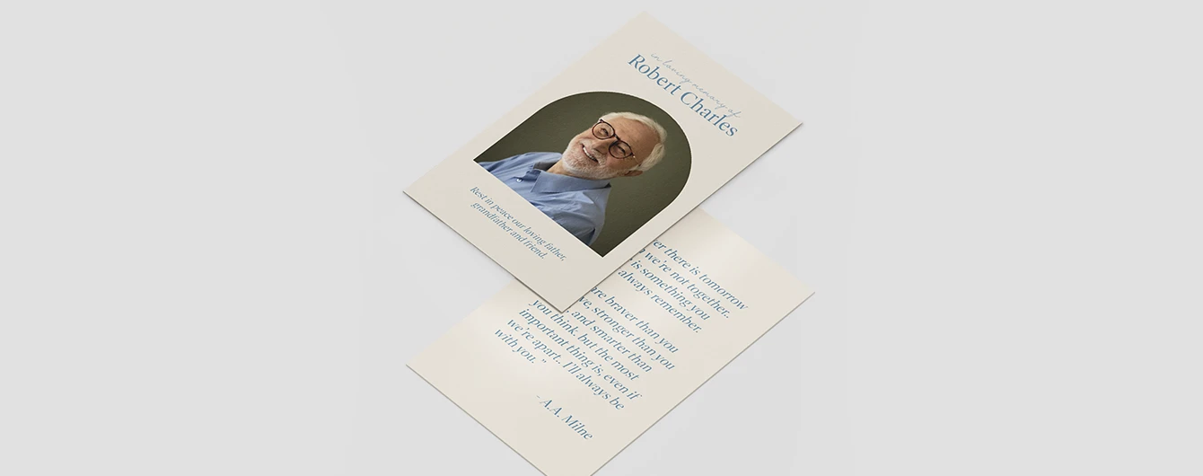 Funeral Printing Services | Print Personalised Designs | Printed.com