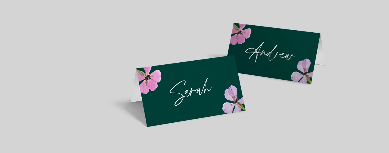 Wedding Place Cards | Personalised Place Cards | Printed.com