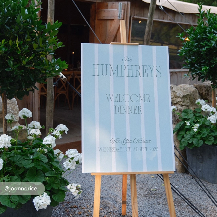 Wedding Welcome Signs | A1 & A2 Welcome Signs | Printed.com