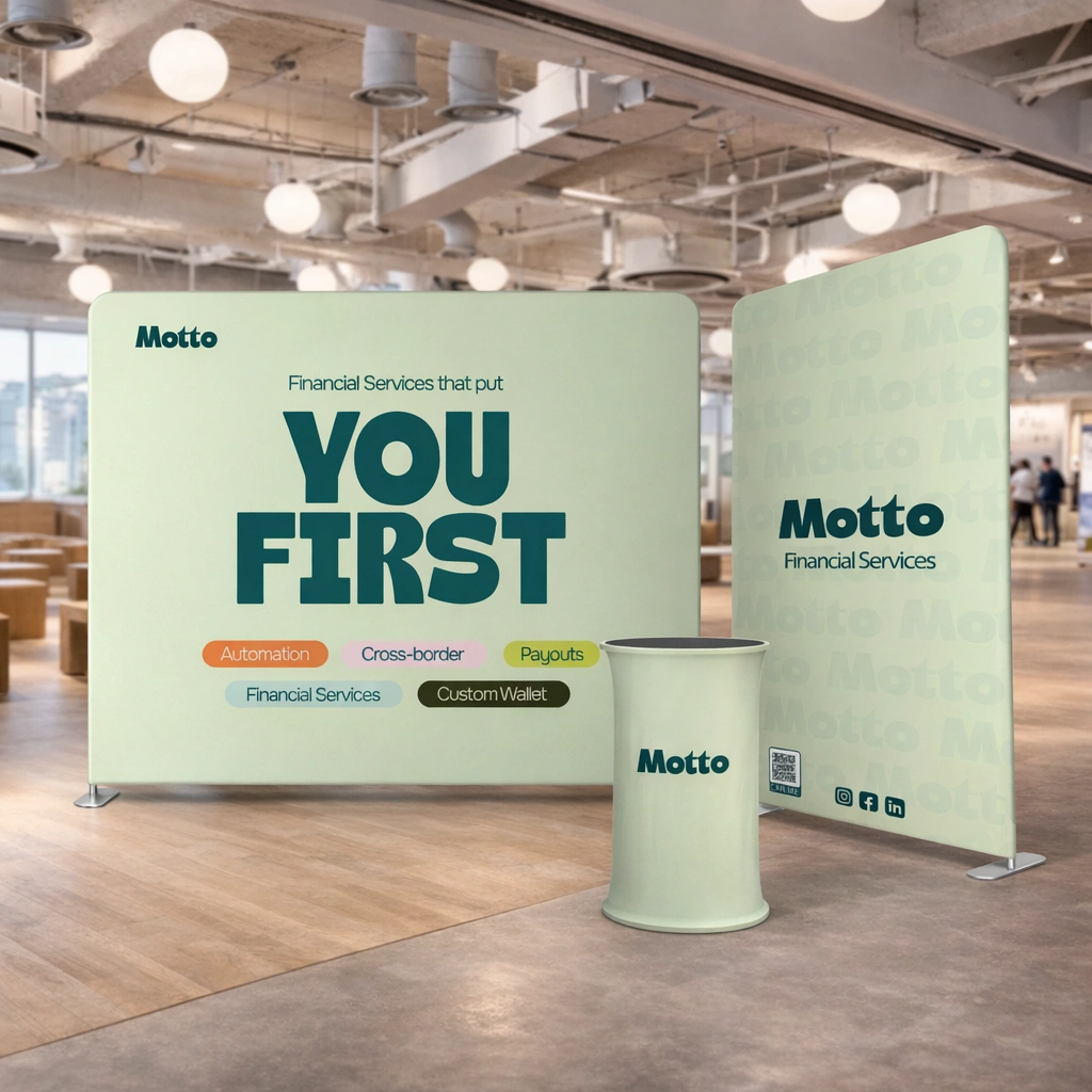 Stretch Fabric Displays | Stretch Banner | Printed.com