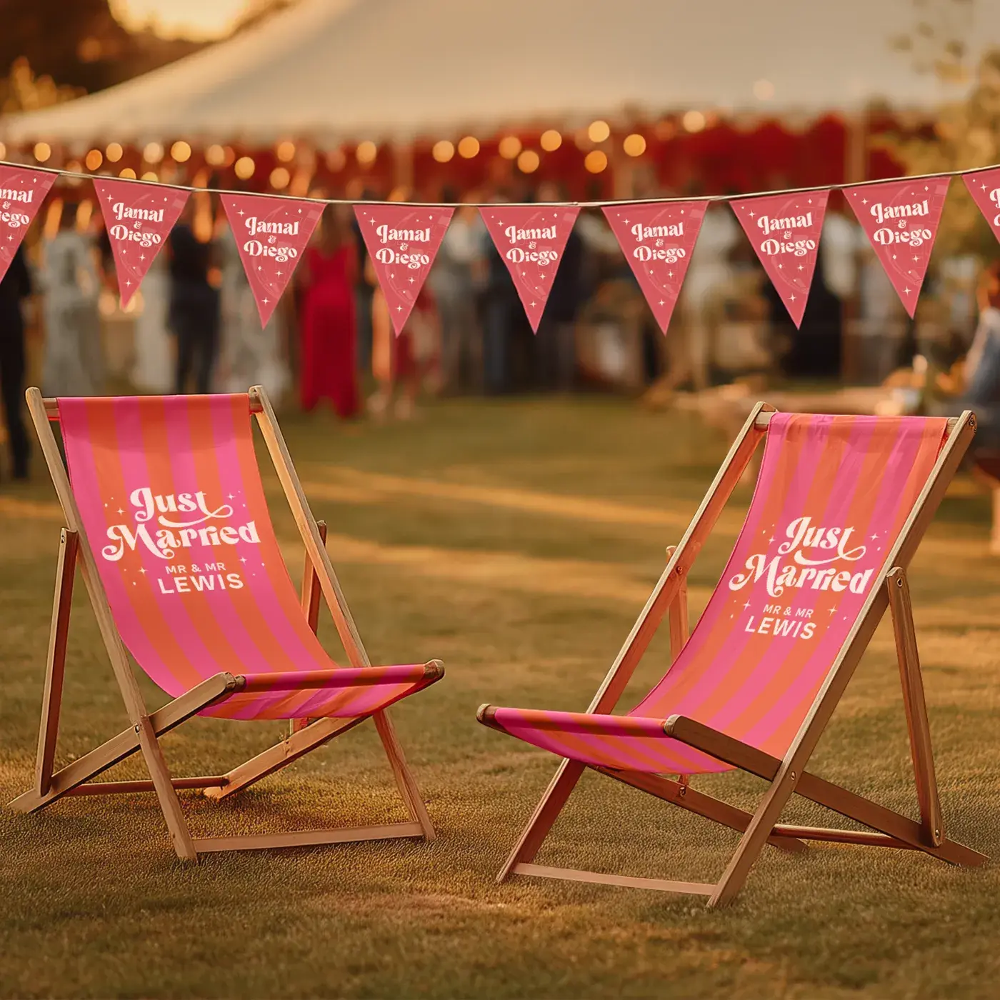 Wedding Bunting | Just Married Decorations | Printed.com